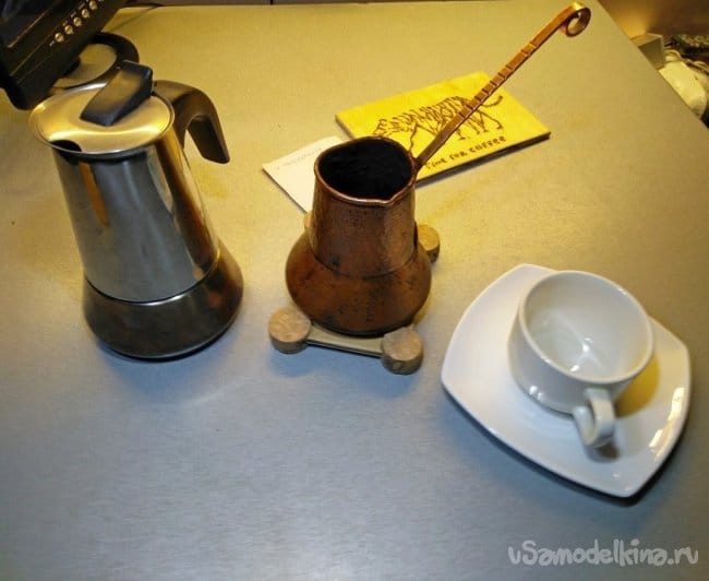Подарочная подставка под чашку - «coffee»