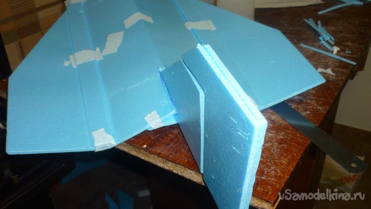 Авиамодель – «Сорока» СВ- 205 из потолочки