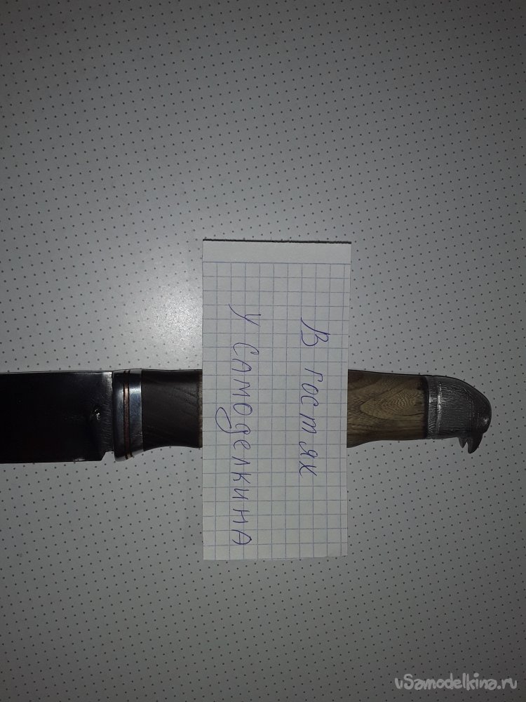 Нож ручной работы из шх15